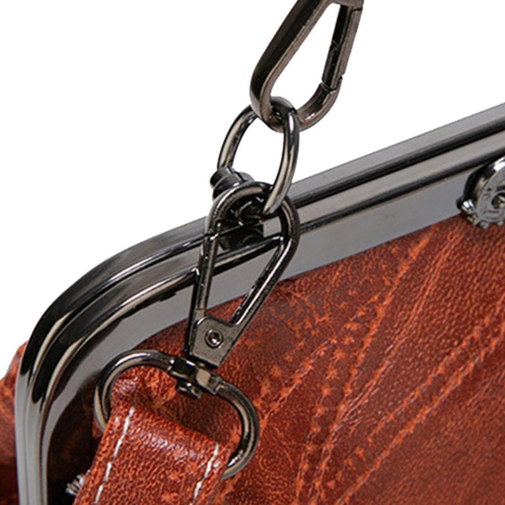 Vintage Kiss-Lock Handbag – June Leather